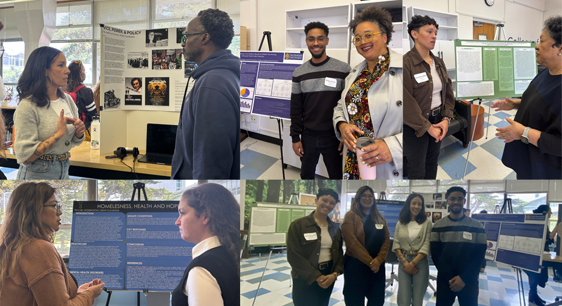 BASW Seniors Present Posters at the CHSS Undergraduate Research and Creative Works Showcase ...